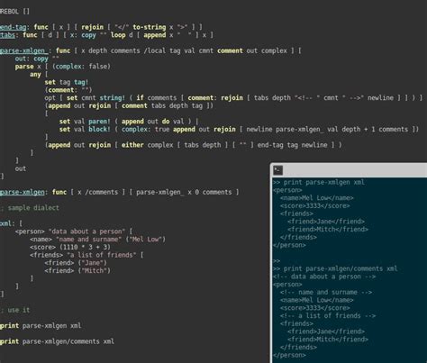 Rebol Making Simple Dialect Using Parse Dialect