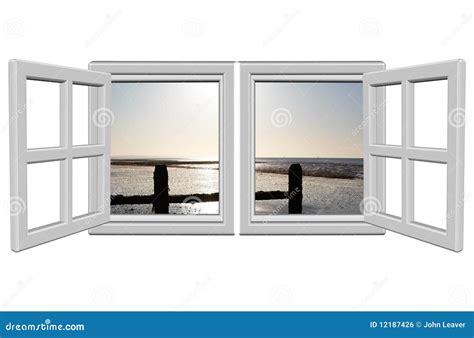 Ventanas Abiertas Stock De Ilustración Ilustración De Abierto 12187426