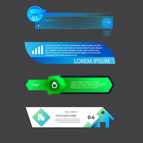 Premium Vector Steps Business Data Visualization Timeline Process Infographic Template Design