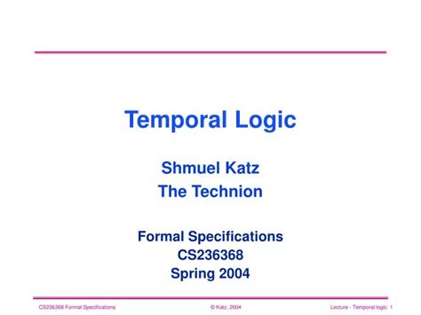 ppt temporal logic powerpoint presentation free download id 4628658