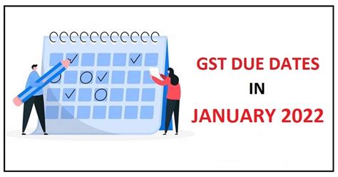 GST Compliance Calendar Due Dates For January
