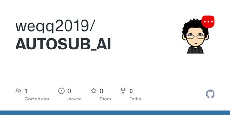 GitHub Weqq AUTOSUB AI