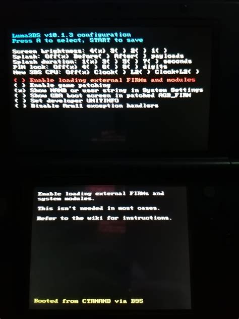 arm11 error after update to 11 15 · issue 1712 · lumateam luma3ds · github