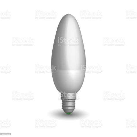 Ilustración De Bombilla Led En 3d Ilustración Del Vector Y Más Vectores