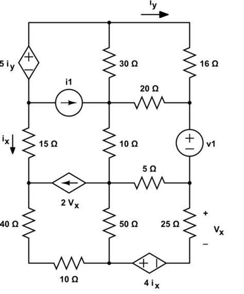 solved in the circuit below v1 14 v and i1 4 a use