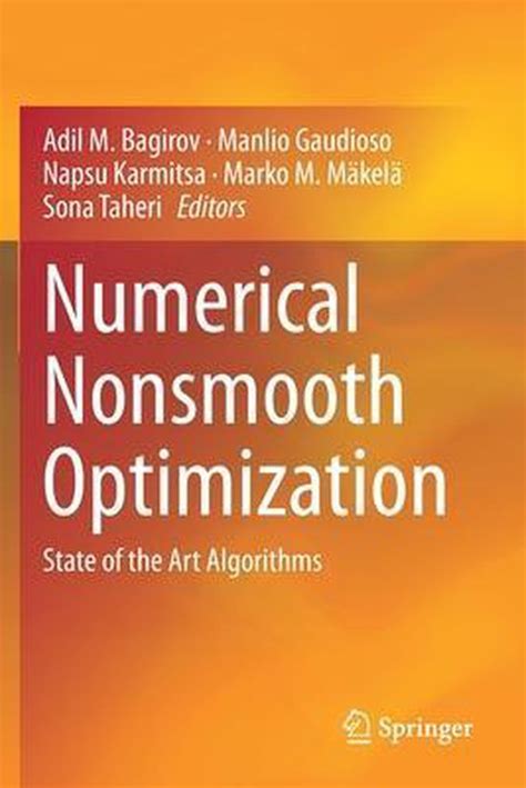 Numerical Nonsmooth Optimization 9783030349127 Boeken