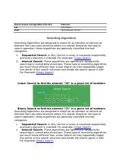 Data Structures And Algorithms Lab Babe Docx Data Structures And Algorithms CSC Lab
