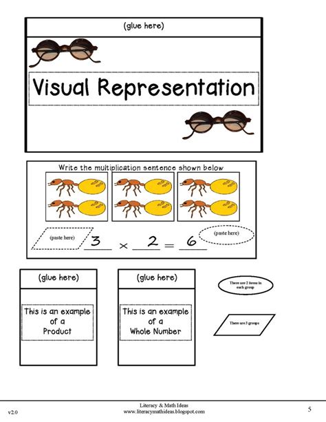 Grade 3 Common Core Interactive Notebook Operations And Algebraic Thinking Algebraic Thinking
