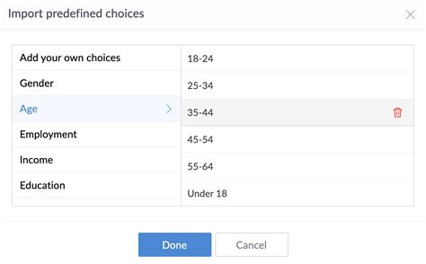 Add And Import Choices In A Choice Field ManageEngine AppCreator Help