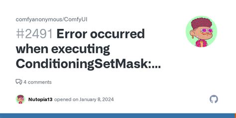 Error Occurred When Executing Conditioningsetmask Too Many Values To