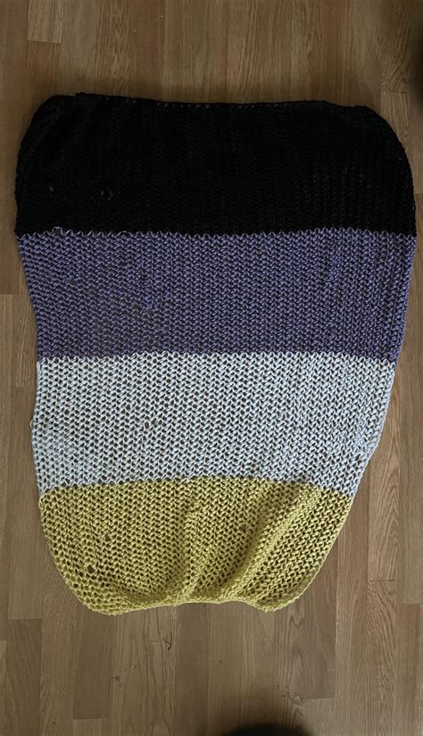 Non Binary Flag Blanket R Knitting