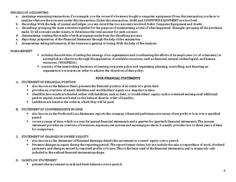 analyzing recording classifying summarizing reporting interpreting pdf debits and credits