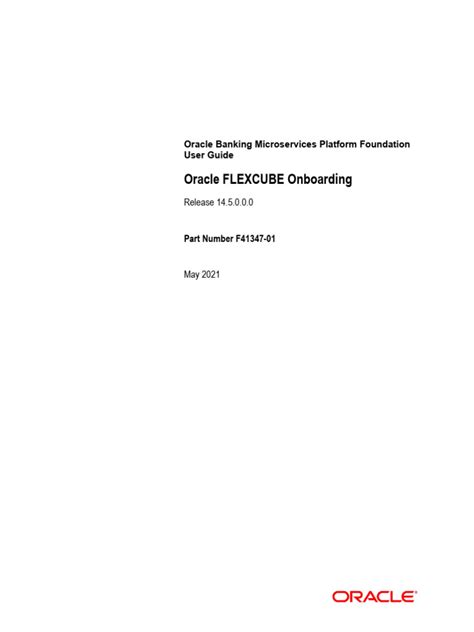 oracle banking microservices platform foundation user guide pdf