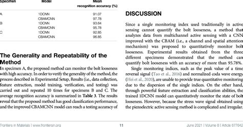 Mean Recognition Accuracy For Three Different Specimens Download