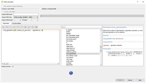 Counting Number Of Vertices Of Polygons And Lines In Qgis Geographic