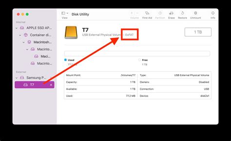 how to determine file system of a drive on mac