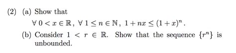 solved 2 a show that b consider 1