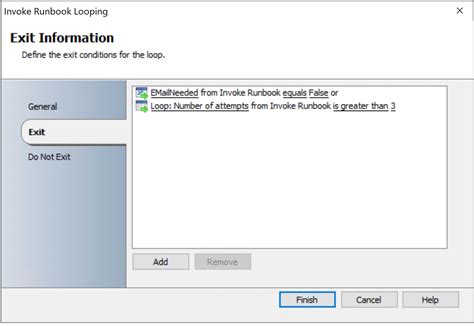need help with getting runbook to loop over 3 runs microsoft qanda