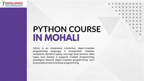 What Is Python Why Its Important Institute For Python Course Ppt