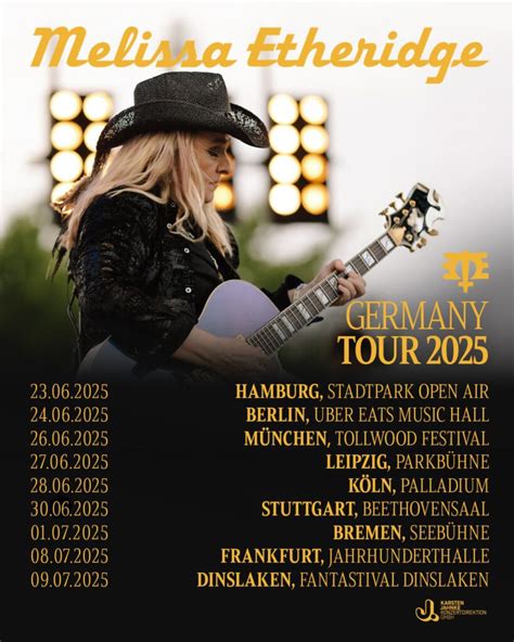 Melissa Will Be Rocking Out Across Germany And Stopping In Switzerland