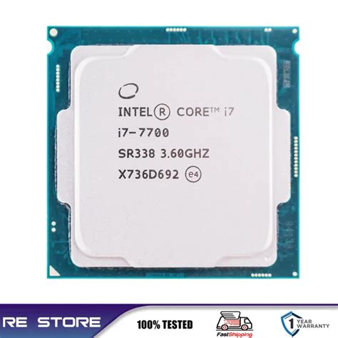 Used Intel Core I7 7700 Quad Core Cpu 3 6ghz 8 Thread Lga 1151 65w 14nm I7 7700 Processor