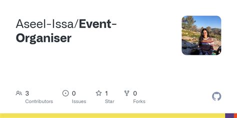 Github Aseel Issa Event Organiser
