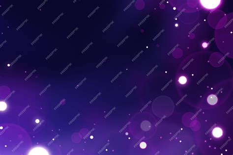 어두운 배경에 Bokeh 조명 효과 무료 벡터