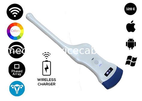 Double Head Transvaginal Array Wireless Ultrasound Probe Mhz