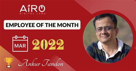 Airo Digital Labs On Linkedin Airodigitallabs Employeeofthemonth March2022