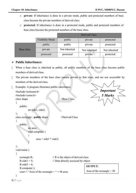 chapter 10 inheritance pdf
