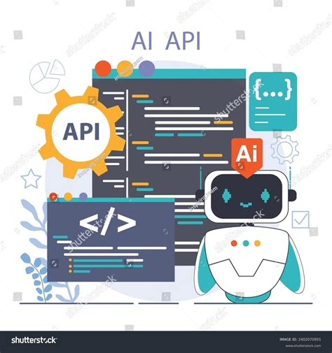 Ai Integration Artificial Intelligence Human Synergy Stock Vector