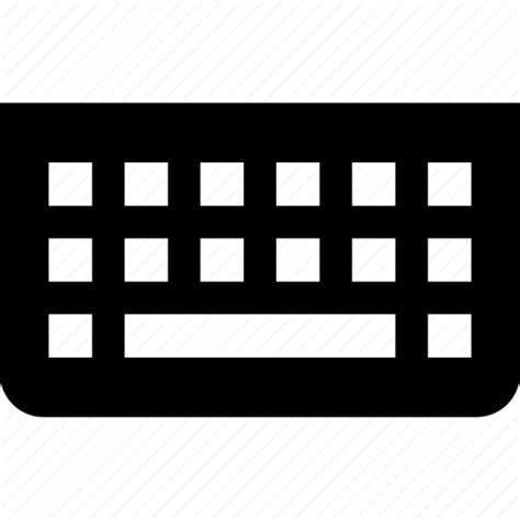 keyboard input device hardware type key technology icon