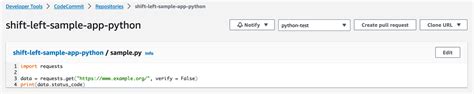 implement an early feedback loop with aws developer tools to shift