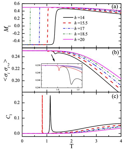 A Ising Spin Magnetization As A Function Of Temperature B Thermal
