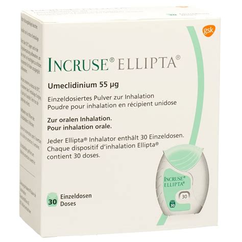 Incruse Ellipta Pdr Inh 55 Mcg 30 Dos Commander En Ligne
