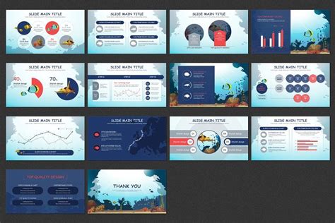Ocean PPT Presentation Layout Ocean Powerpoint Templates