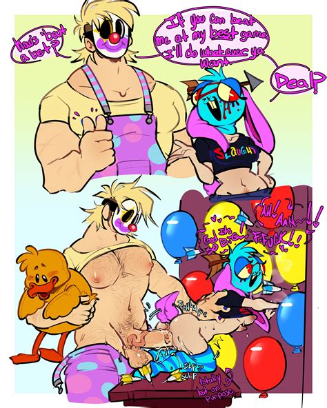 Rule 34 Balls Bileshroom Bosco Myers Clown Paint Desk Sex Female