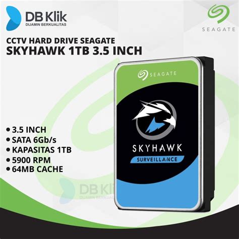 Hardisk Seagate Skyhawk 1TB - Surveilance HDD
