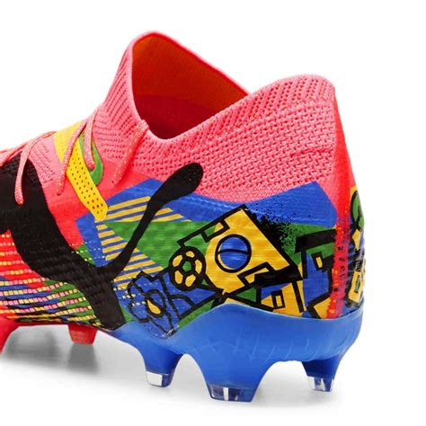 Puma Future 7 Ultimate Neymar Jr Cleats Fg Sunset Glow Bluemazing