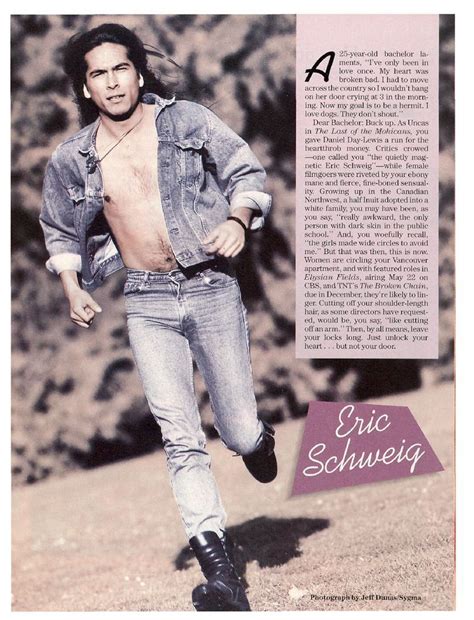 A Young Eric Schweig Scrolller