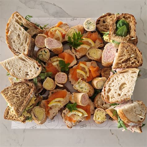 Artisan Sandwich Platter Dublin And Meath Cheese And Chutney
