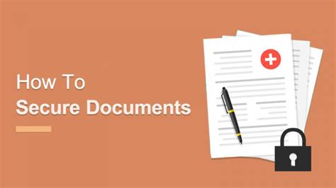 How To Secure Documents On Computer