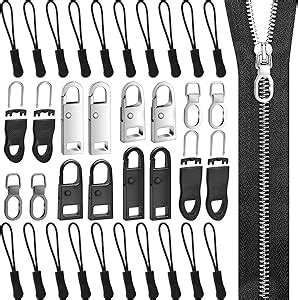 36 Piezas De Repuesto De Tirador De Cremallera Kit Universal De Extracción De
