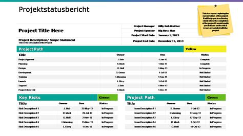 Projektstatusberichte Leitfaden Powerpoint Vorlagen Und Mehr