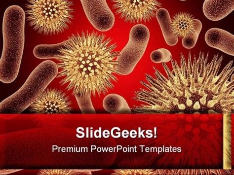 Bacteria Science PowerPoint Templates And PowerPoint 0311 Backgrounds For Powerpoint Templates