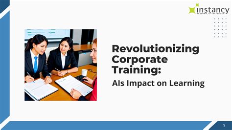 Revolutionizing Corporate Training Ais Impact On Learning Instancy Learning Platform And