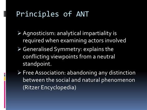 Actor Network Theory