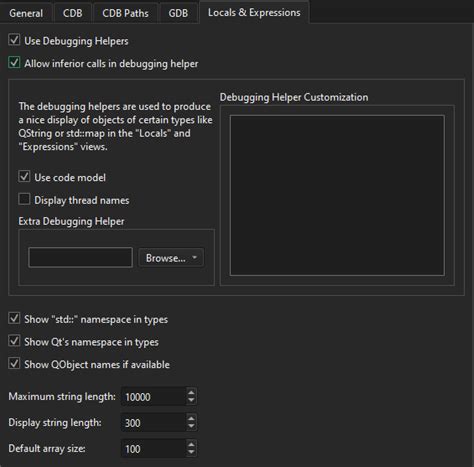 Inspect Basic Qt Objects Qt Creator Documentation