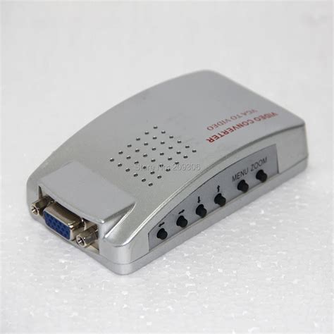 CV AV VGA To AV S Video VGA Converter Easy To Convert The Video Signal To Add More Joys For