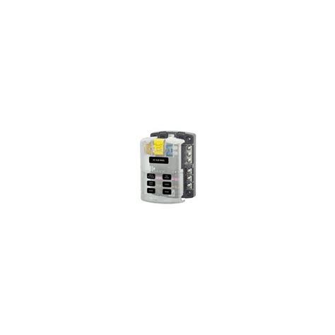 6 Circuit St Blade Fuse Block With Cover With Negative Bus